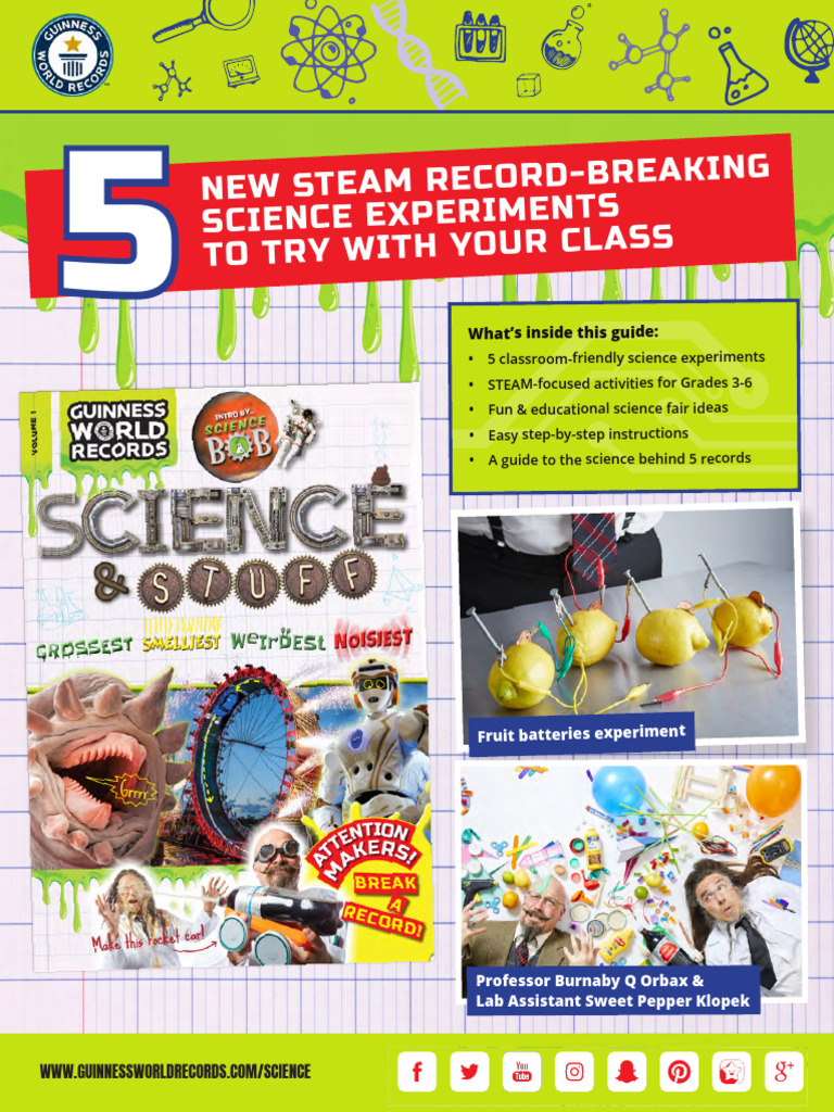 5 New STEAM Record-Breaking Science Experiments to Try With Your Class ...
