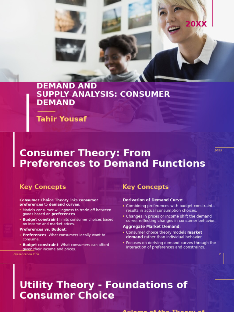 Consumer Demand 1 | PDF | Utility | Elasticity (Economics)