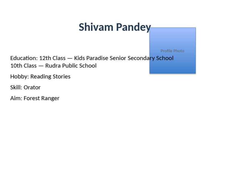 Shivam Pandey CV | PDF