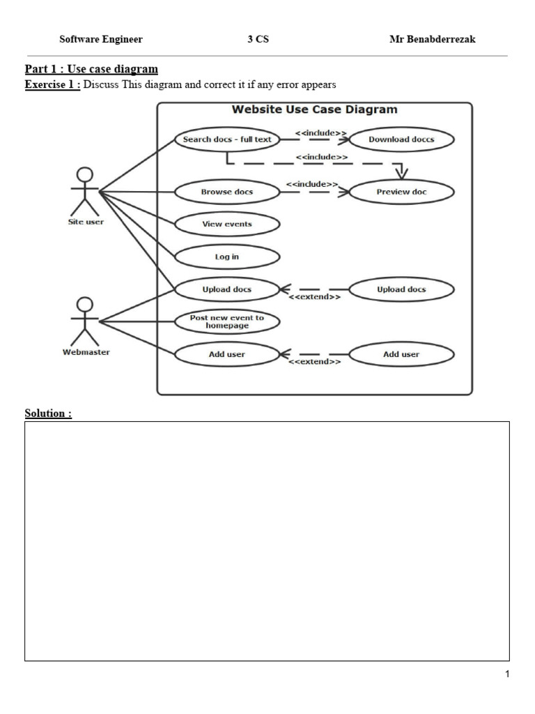 UML Exercises - Solution Space | PDF | Computing | Software Engineering