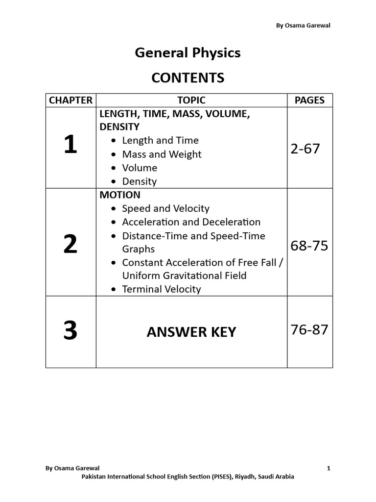 0625 P6 Topic 1-2 Questions (2016-23) | PDF | Acceleration | Physical ...