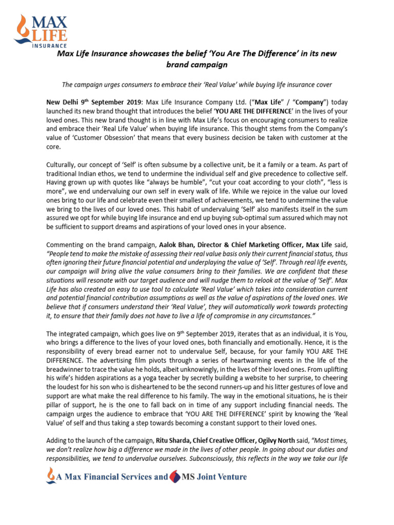 Brand Campaign Release | PDF | Brand