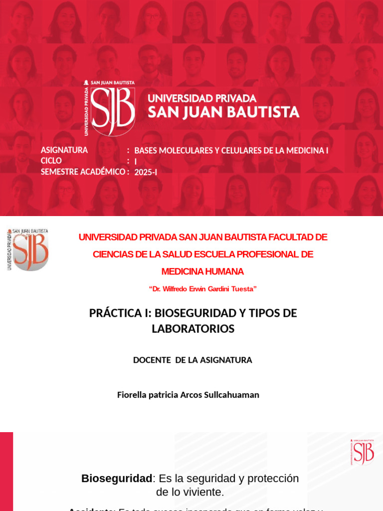 PPT Bioseguridad | PDF | Laboratorios | Infección