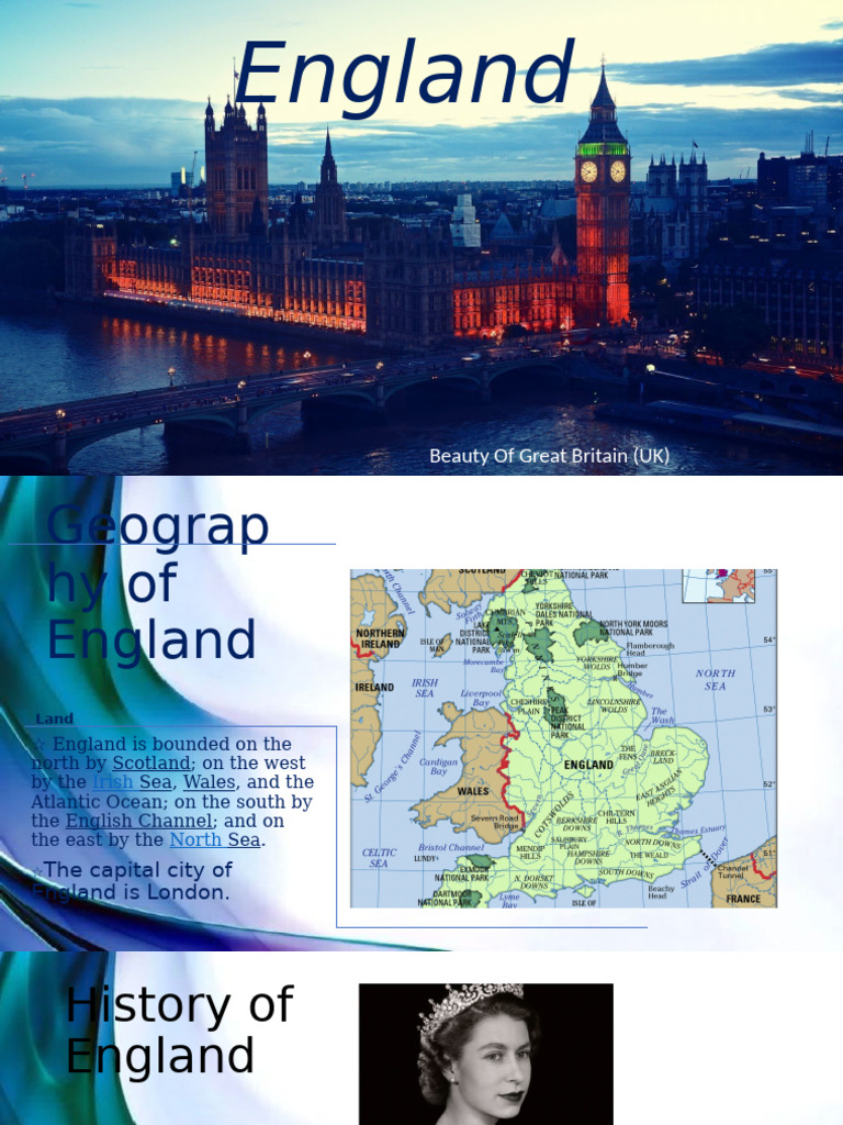 Overview of England's Geography and History | PDF