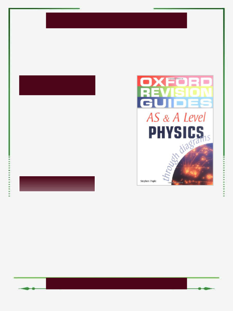 AS A Level Physics Through Diagrams 2nd Edition Stephen Pople ebook ...