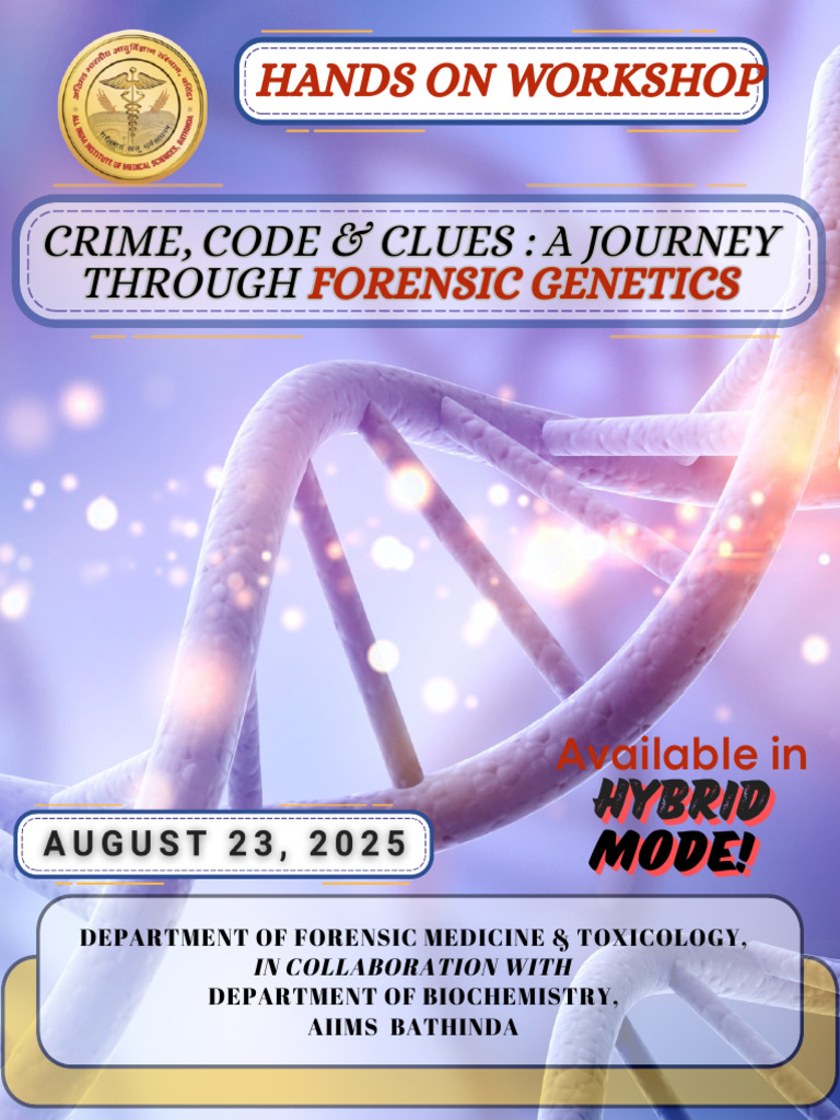 Forensic Genetics Workshop | PDF | Forensic Science | Dna Profiling