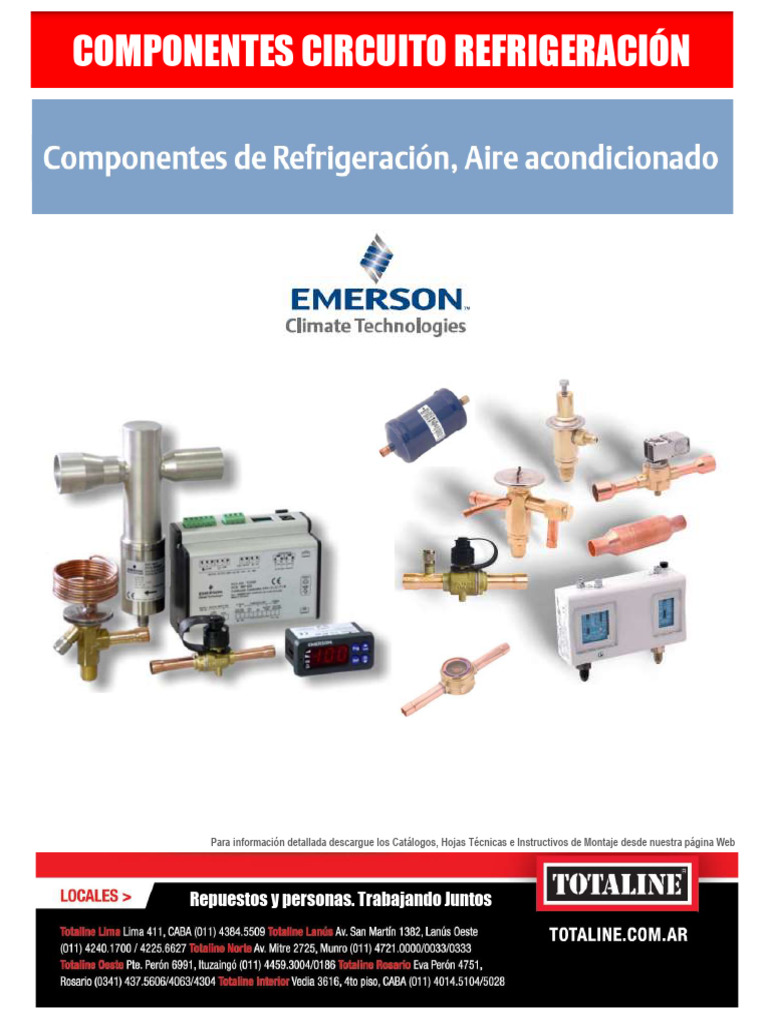 2.13 10 Flyer Componentes Emerson Alco | PDF