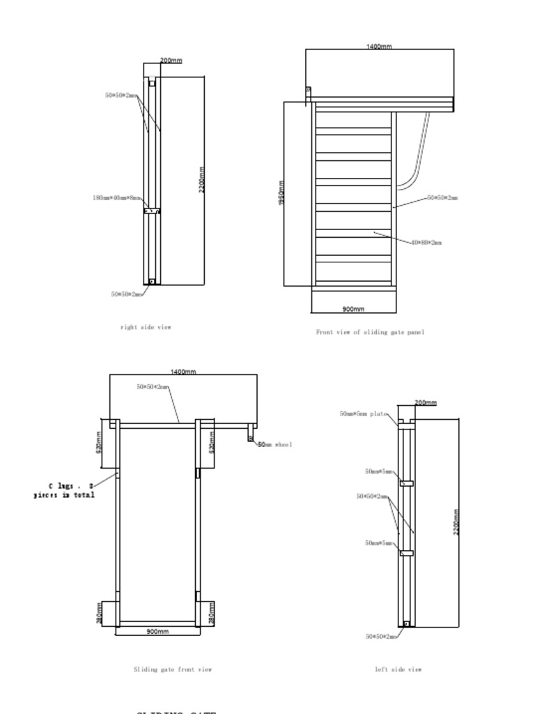 Sliding Gate | PDF