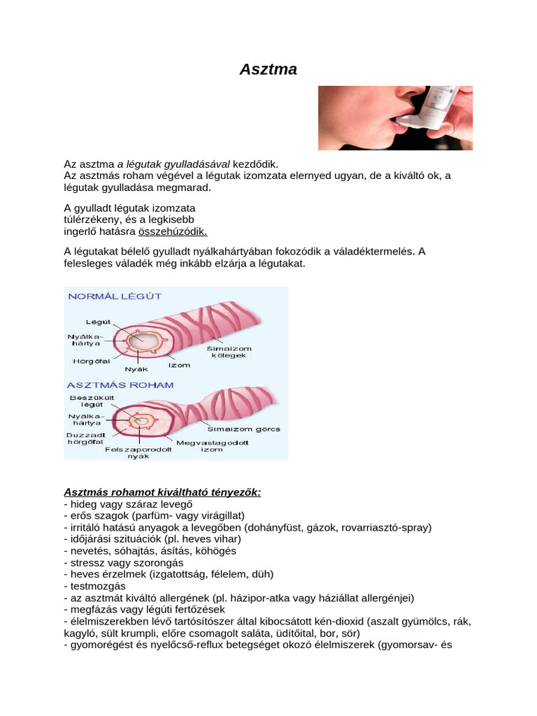 Asztma | PDF
