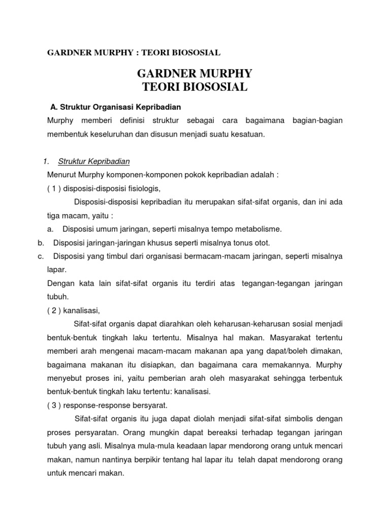 Gardner Murphy | PDF