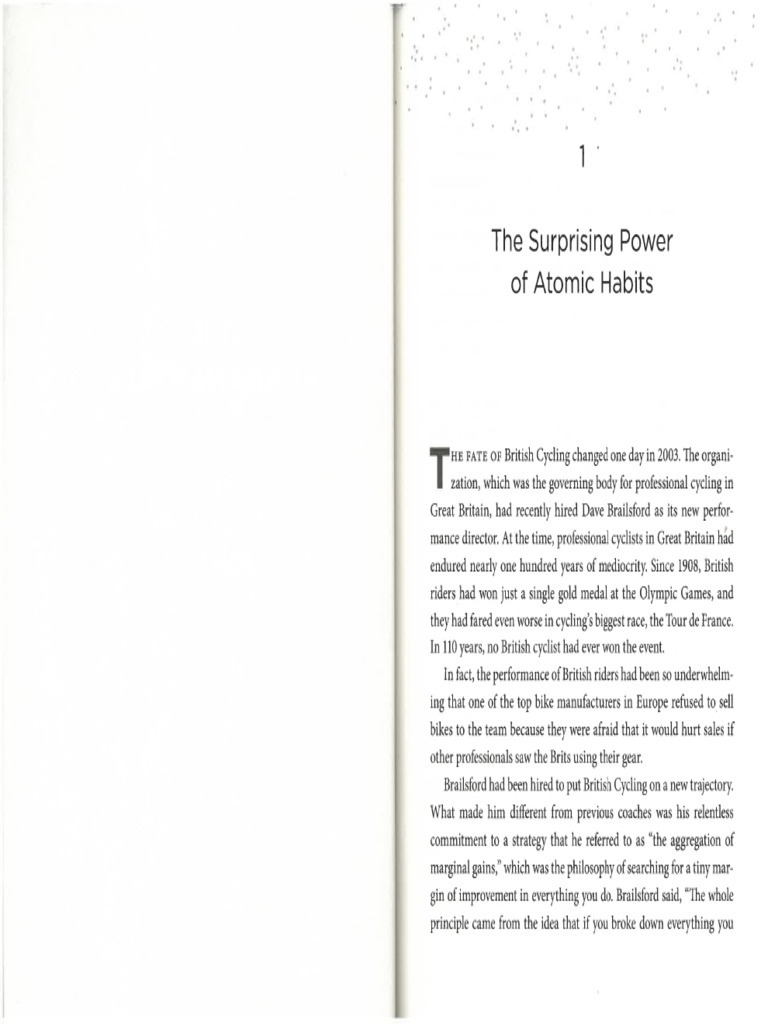 Atomic Habits Chapter 1 | PDF