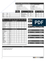 Dead Reign - Character Sheet - Ver 1.0 | PDF | Leisure | Sports