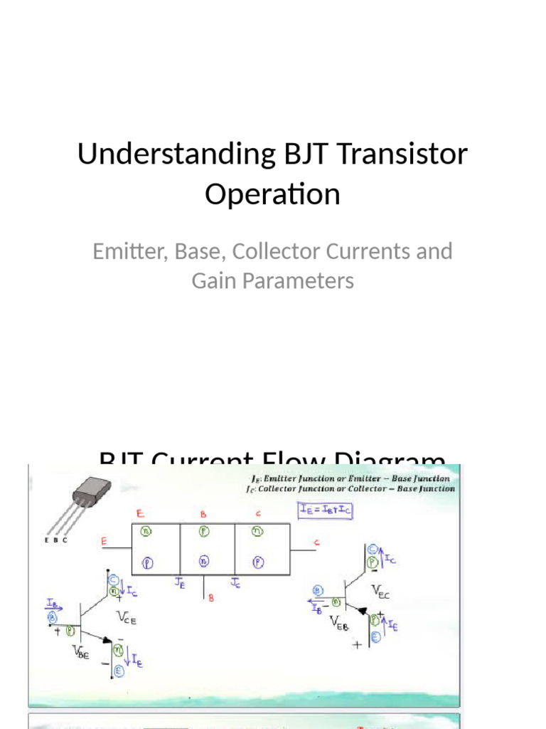 BJT Transistor Lesson | PDF