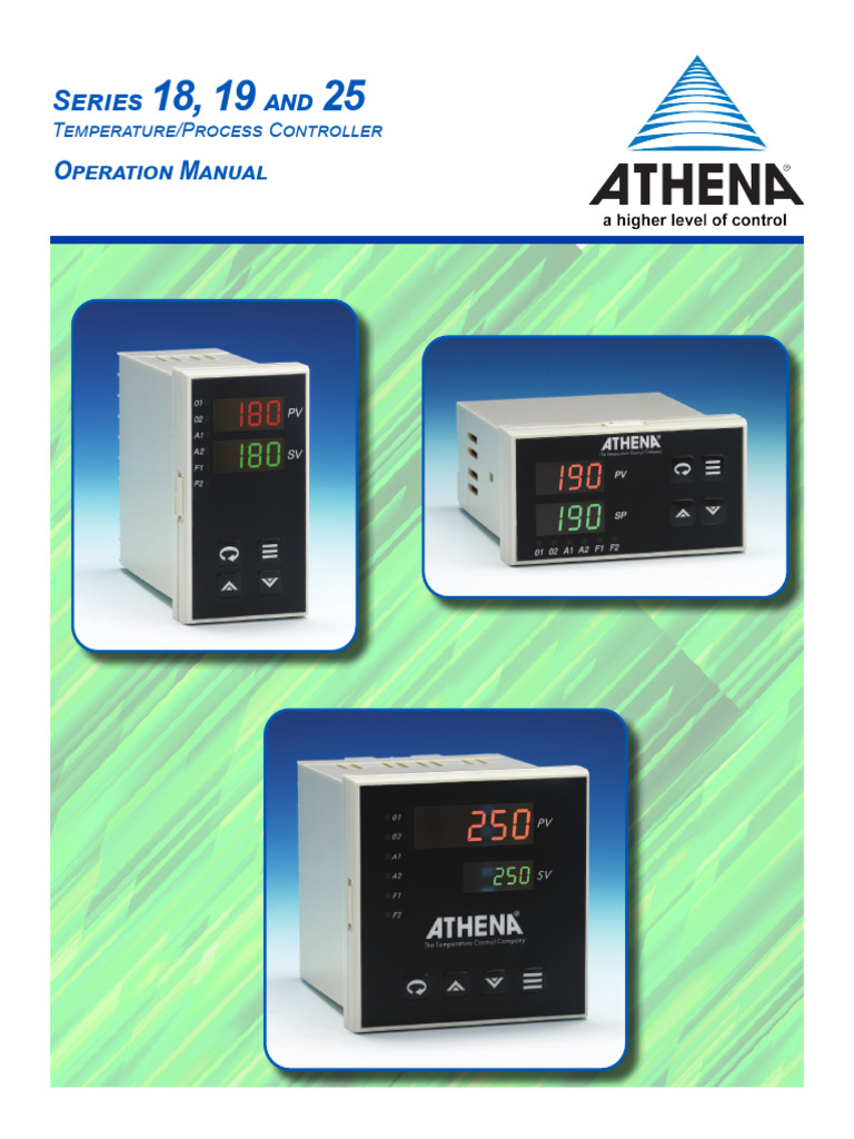 Series 18/19/25 Controller Manual | PDF | Relay | Parameter (Computer ...