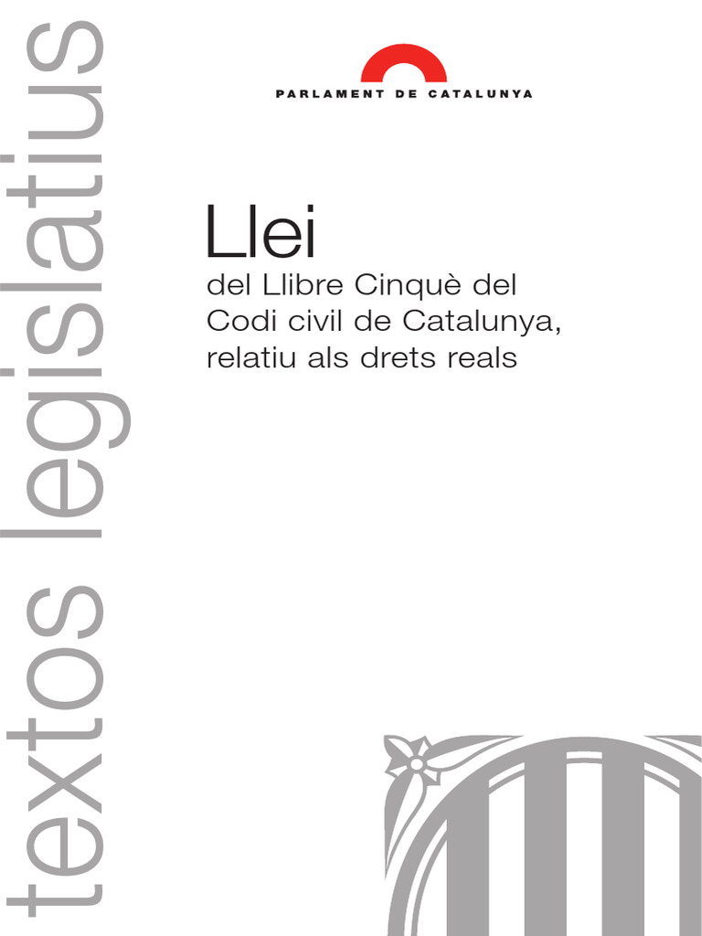 llibre cinque del dret civil catala | PDF