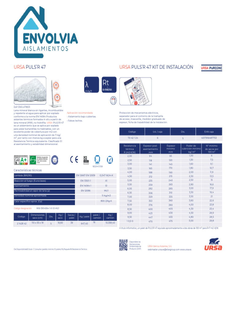 Ursa Puls r47 Envolvia (1) | PDF | Termodinámica | Fenómenos de transporte