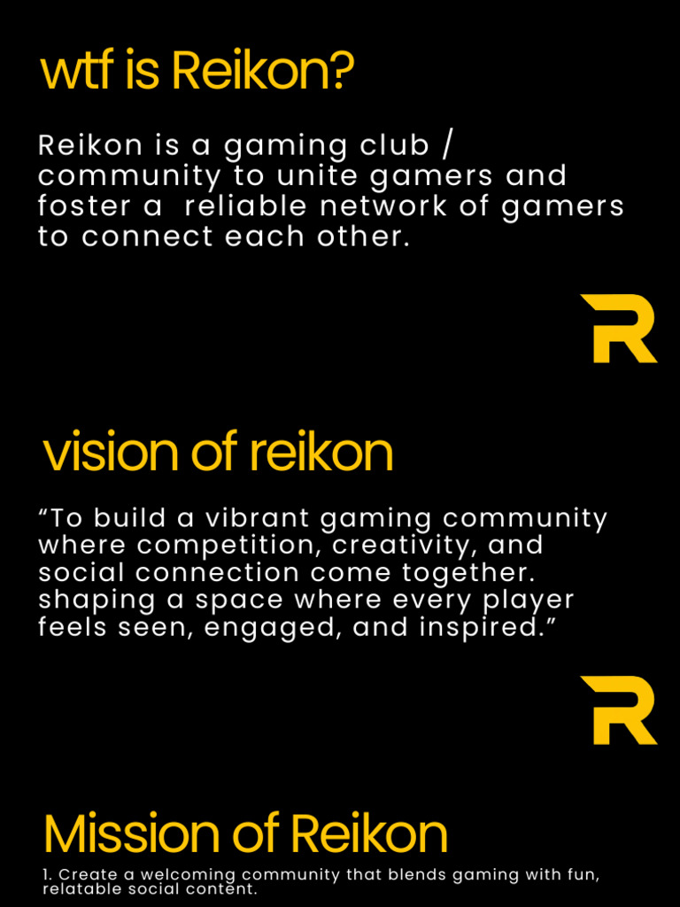 Reikon | PDF