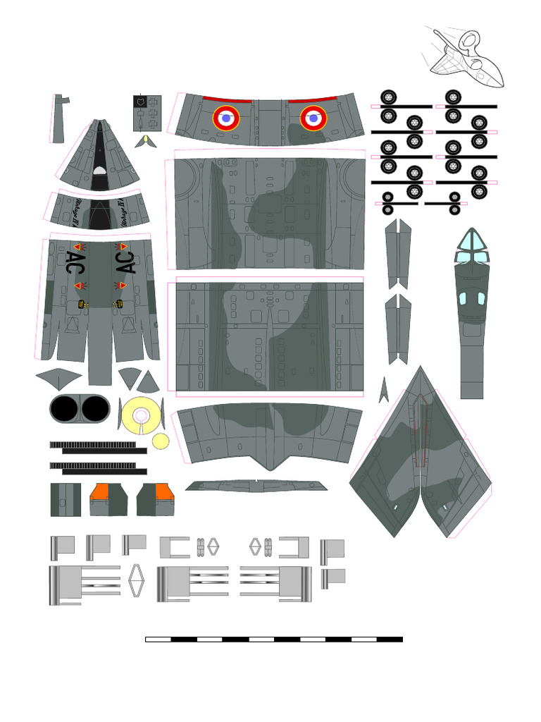 Scissors & Planes: Mirage IV Model Guide | PDF