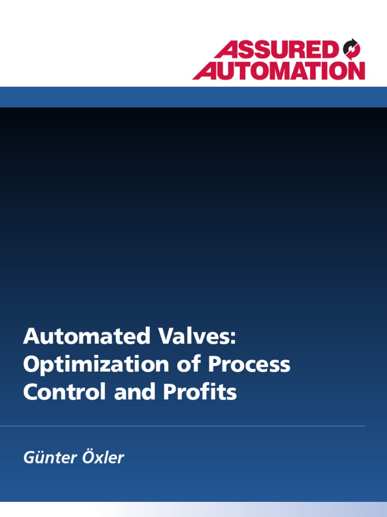 Assured Automation Automated Valves Oxler | PDF | Valve | Automation