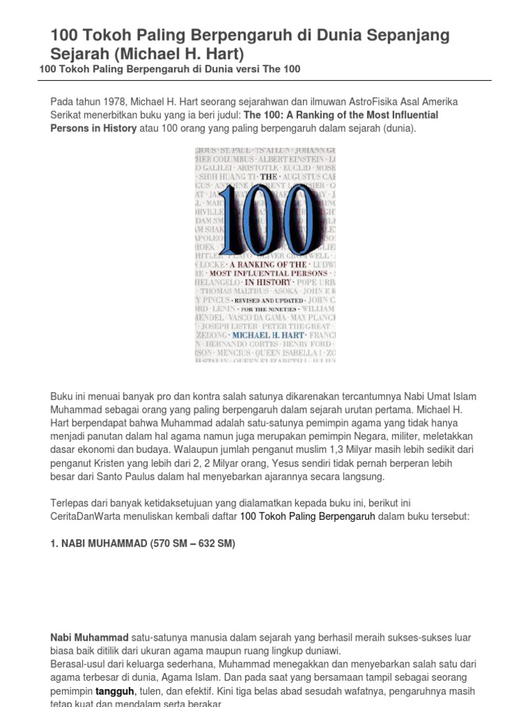 100 Tokoh Penting | PDF