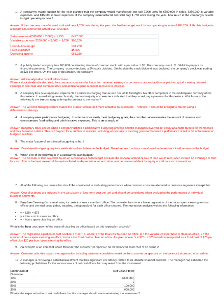 Cma | PDF | Net Present Value | Business