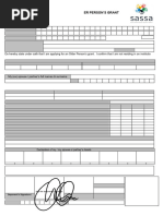 Child Support Grant Affidavit | PDF | Marriage | Divorce
