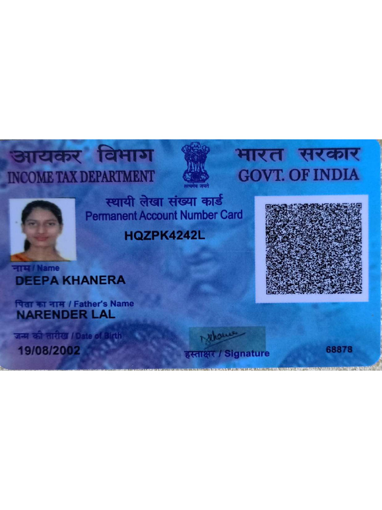 Pan Card Deepa | PDF