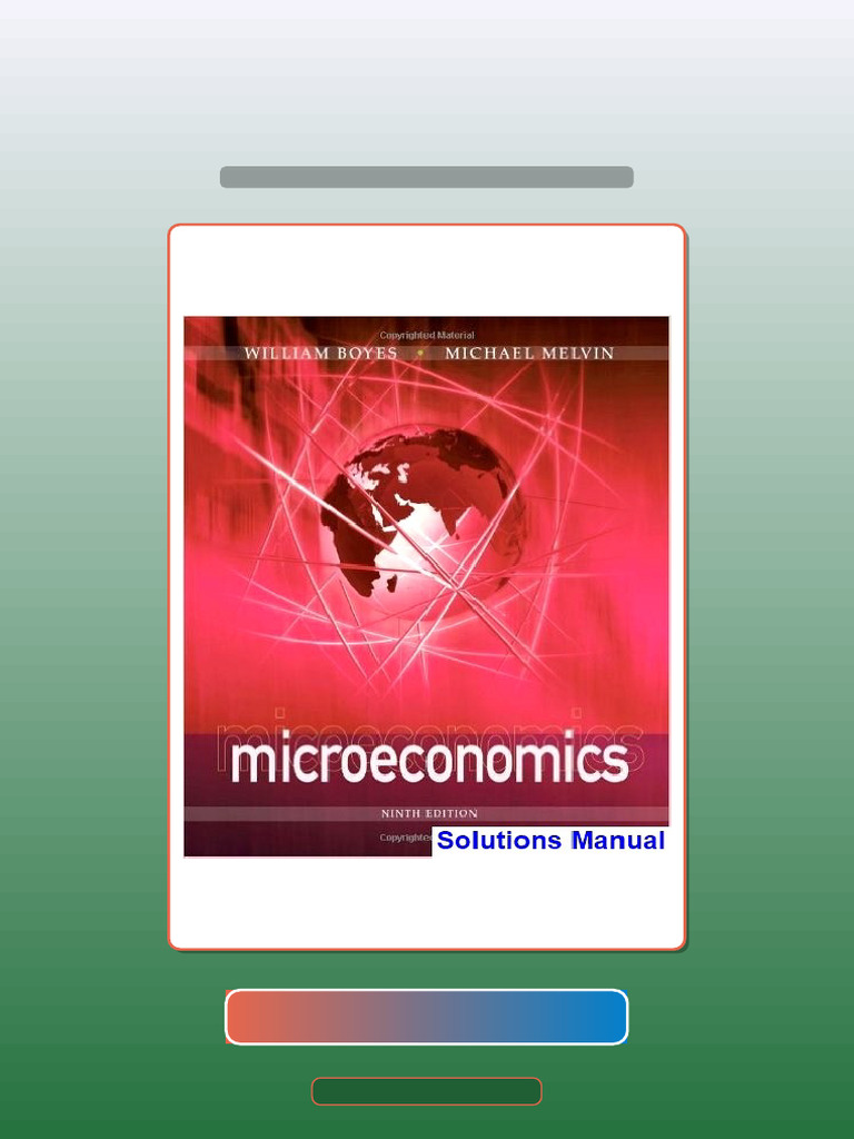 Microeconomics 9th Edition Boyes Test Bank | PDF | Multiple Choice ...