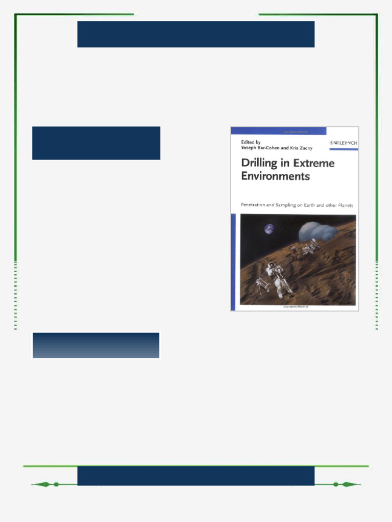 Drilling In Extreme Environments Penetration And Sampling On Earth And