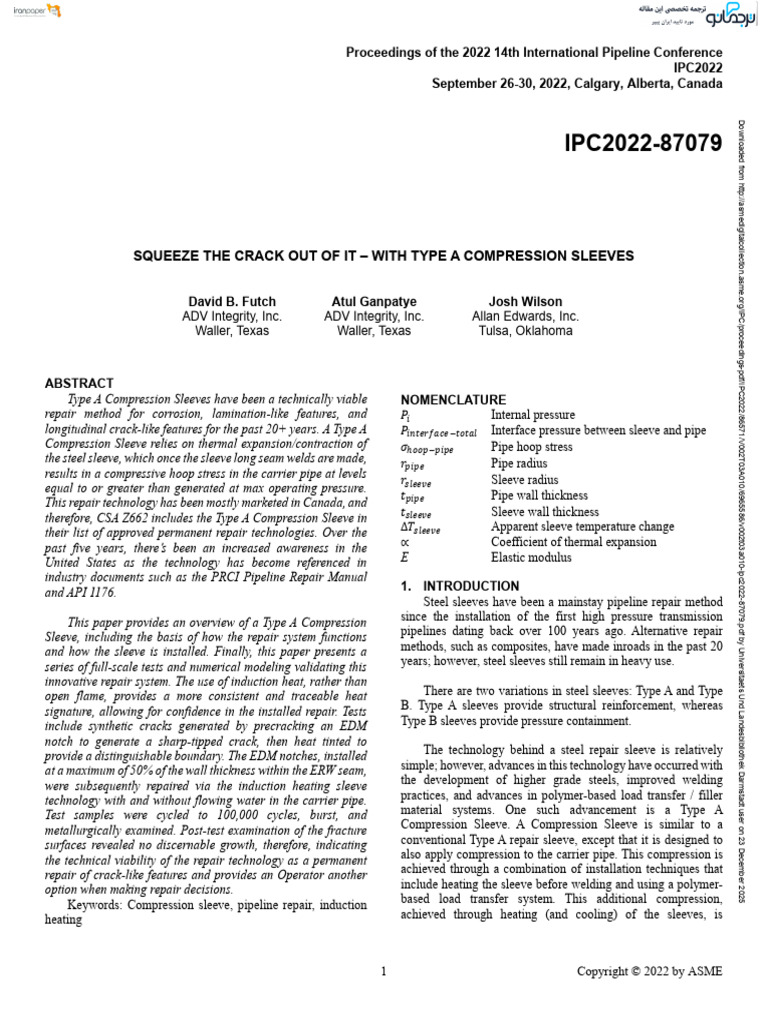 Squeeze The Crack Out of It - With Type A Compression Sleeves | PDF ...