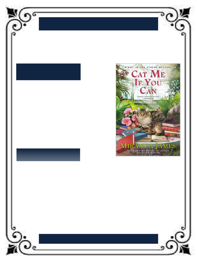 Cat Me If You Can Cat in the Stacks Cozy Mystery 13 Miranda James eBook ...