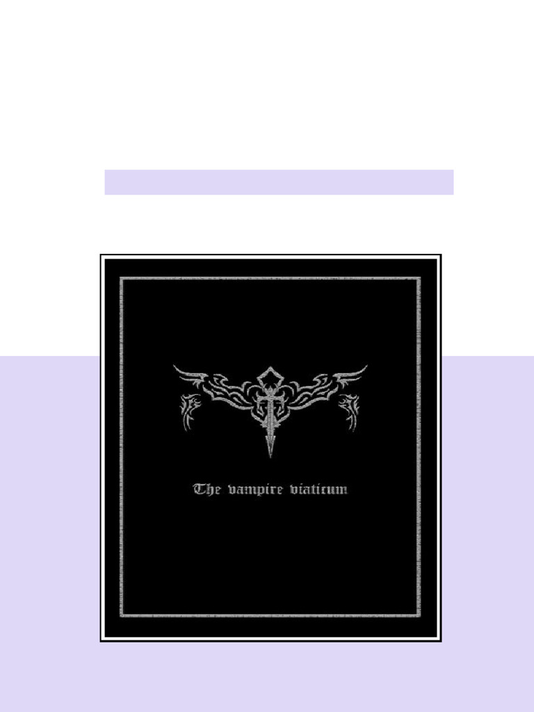 (Ebook) The Vampire Viaticum by Zakary download full chapters | PDF