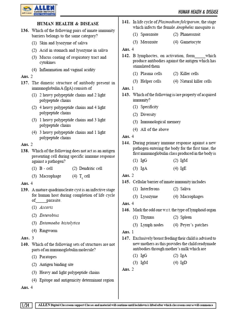 FC - Human Health & Disease | PDF | Immune System | Antibody
