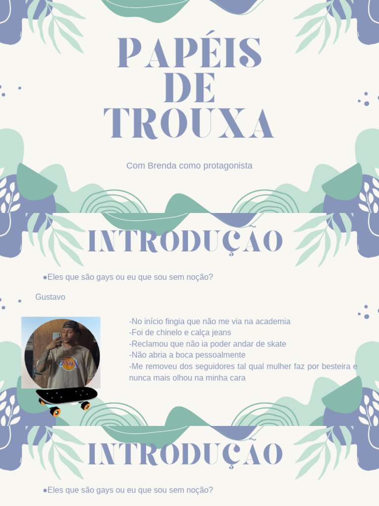 Blue Green Pastel Organic Illustration Group Project Presentation ...