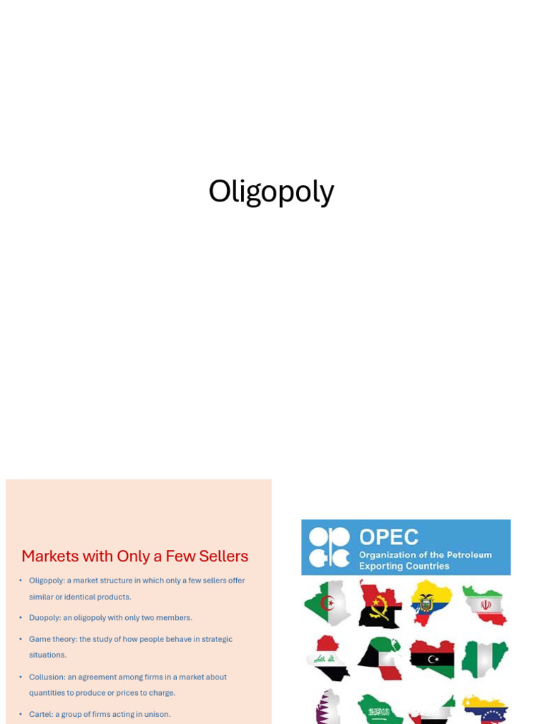 Understanding Oligopoly Market Dynamics | PDF
