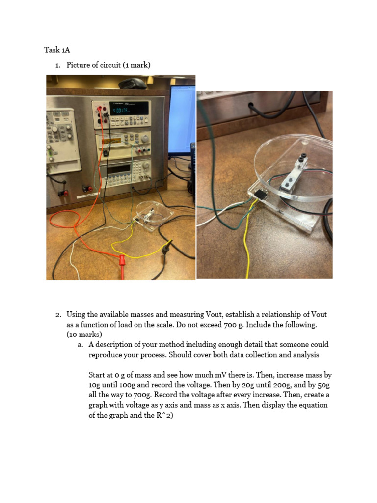 ME 123 Lab 4 | PDF | Weight | Mass