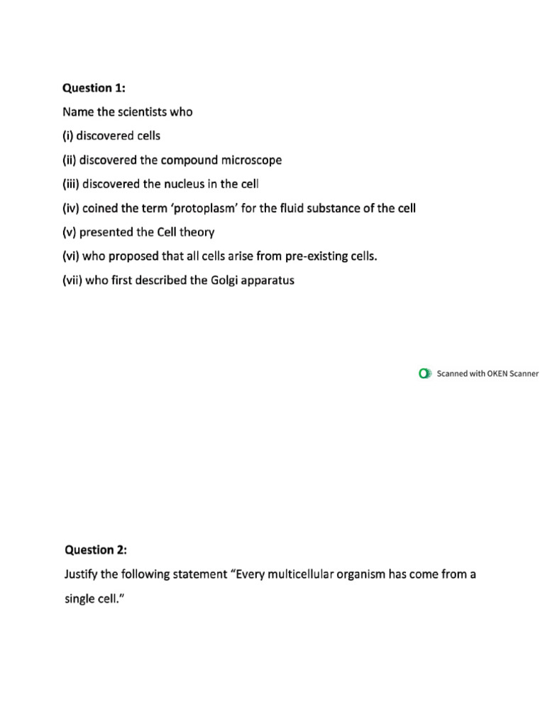 DPP Fundamental Unit of Life | PDF