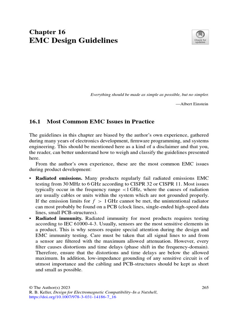 EMC Design Guidelines for Electronics | PDF | Printed Circuit Board ...