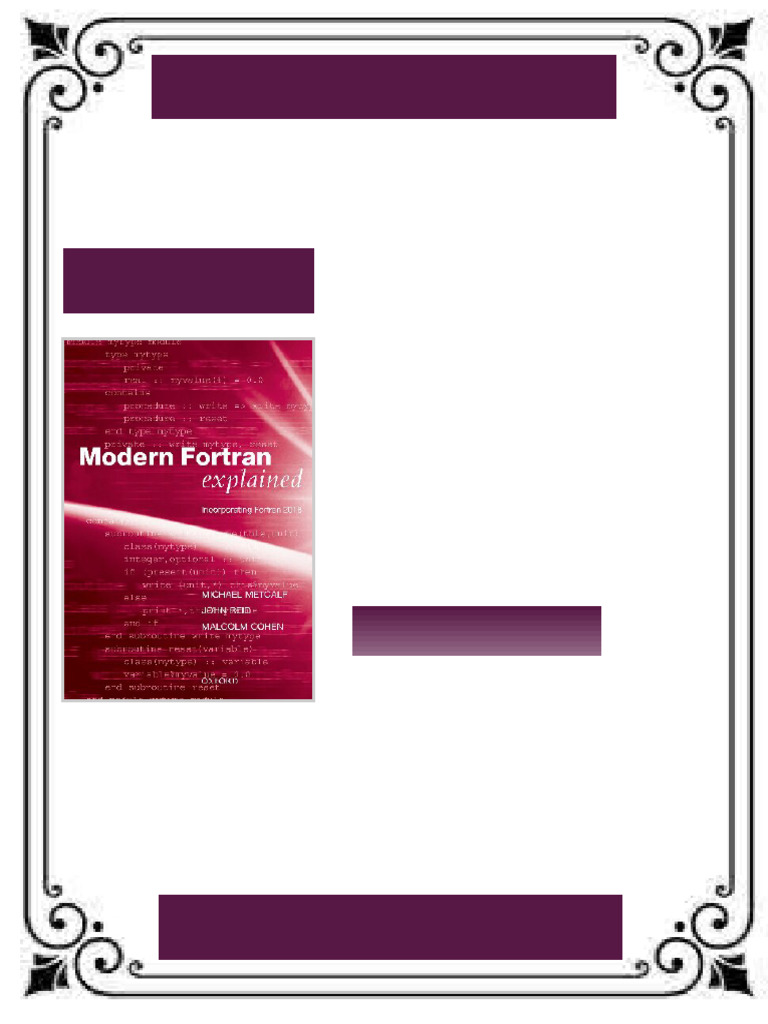 Modern Fortran Explained: Incorporating Fortran 2018 8th Edition ...