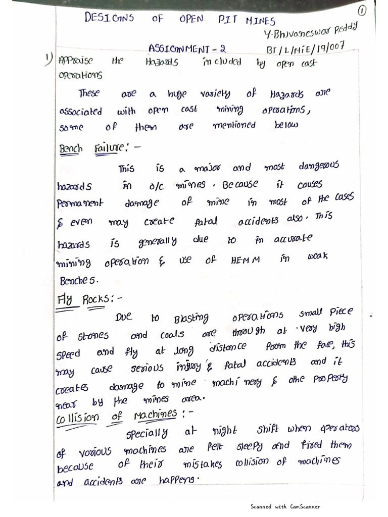 Design of Open Pit Mines (2) | PDF