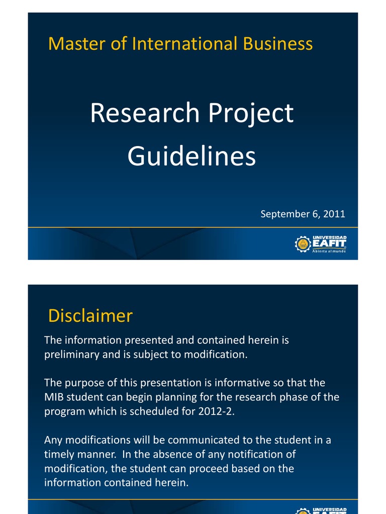 Research Project Guidelines | Download Free PDF | Case Study | Field ...