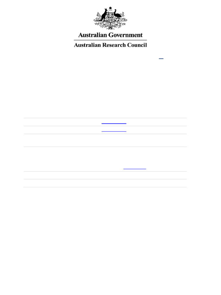 Discovery Program Grant Guidelines - Fellowships 2024 Edition | PDF