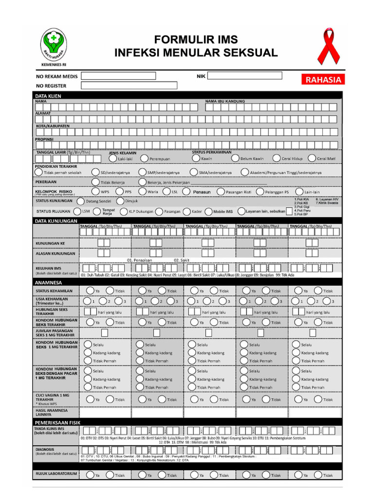 Surat Persetujuan Tindakan Medis IMS | PDF