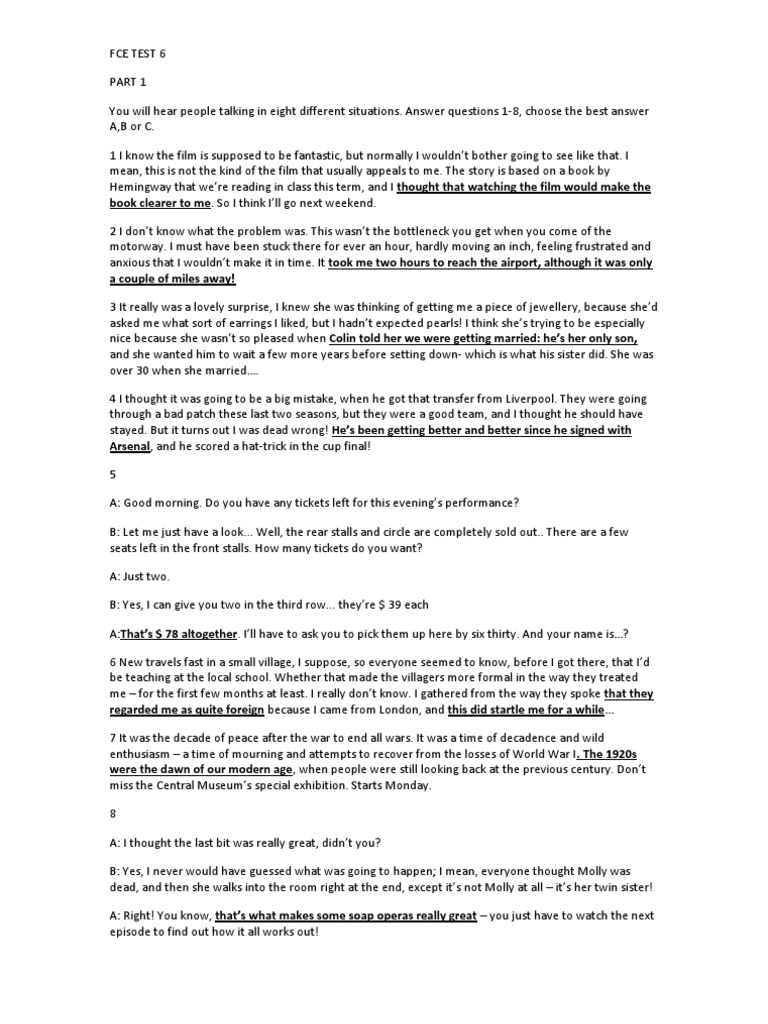 Fce Test 6 | PDF | Dyslexia | Rail Transport Modelling