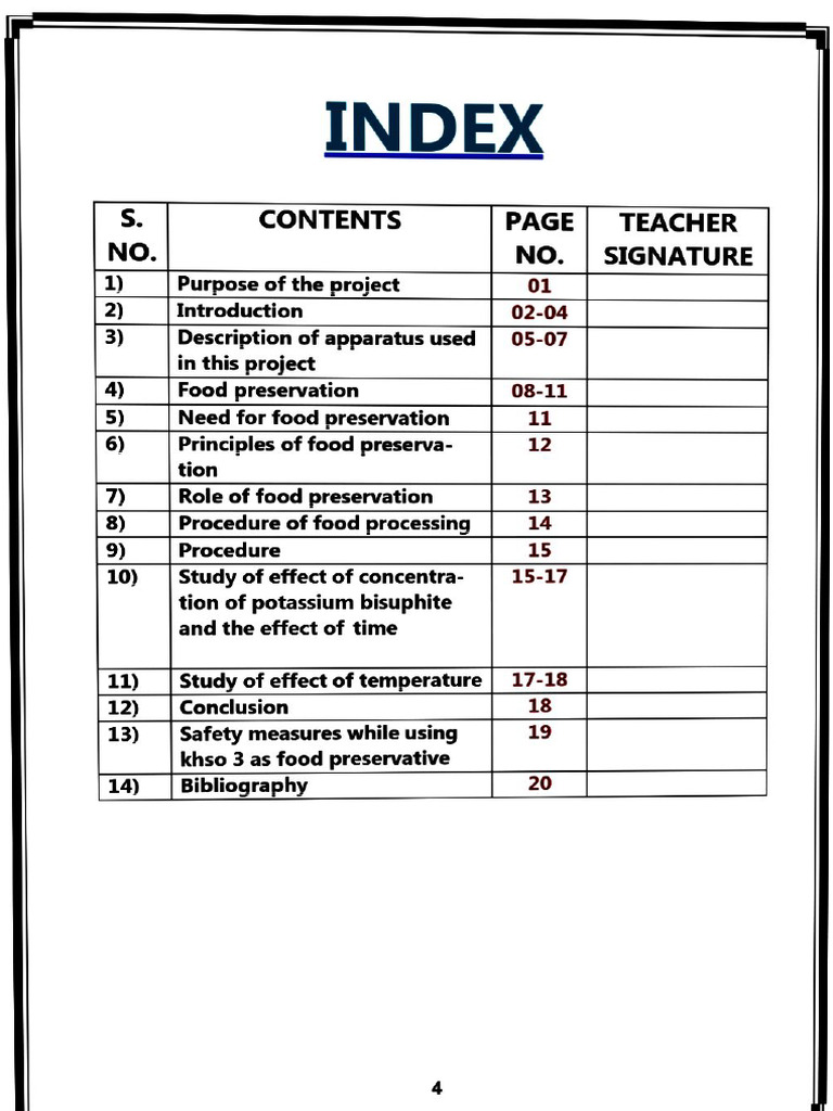 Food Preservation | PDF