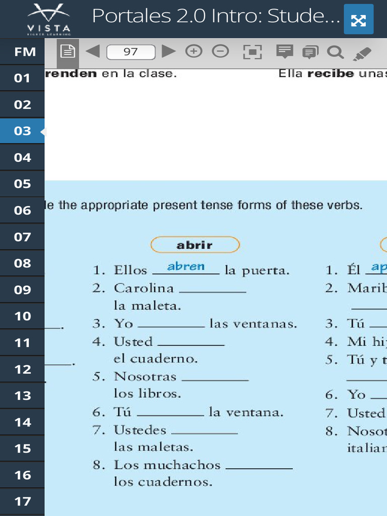 VHL Portales 2.0 Intro Student's Edition | PDF