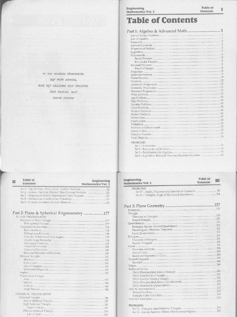 Engineering Mathematics by Gillesania | PDF
