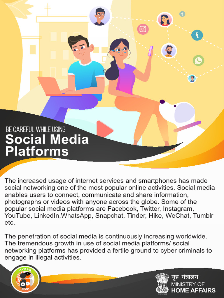 Safe Use of Social Media Platform Brochure Final | PDF | Popular ...