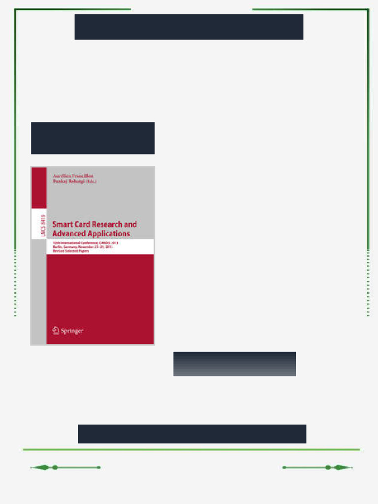 Smart Card Research and Advanced Applications 12th International ...