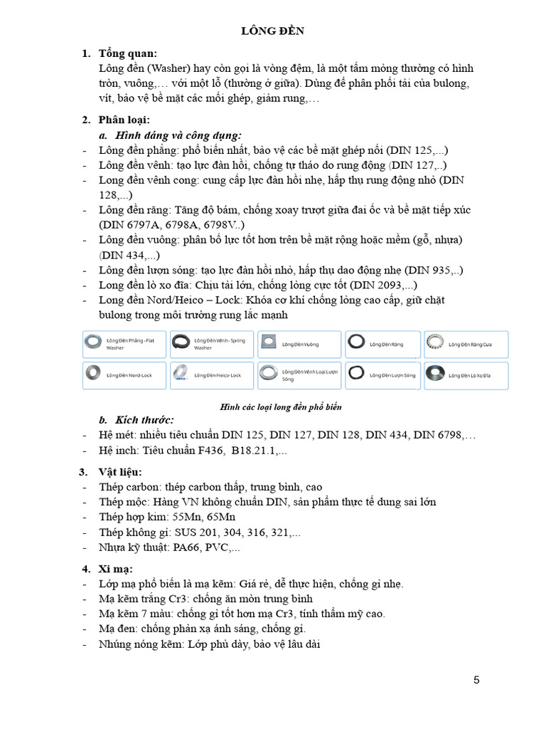 What is Washer | PDF